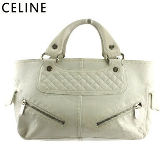 Celine | Bags | Celine Boogie Bag White Leather | Poshmark